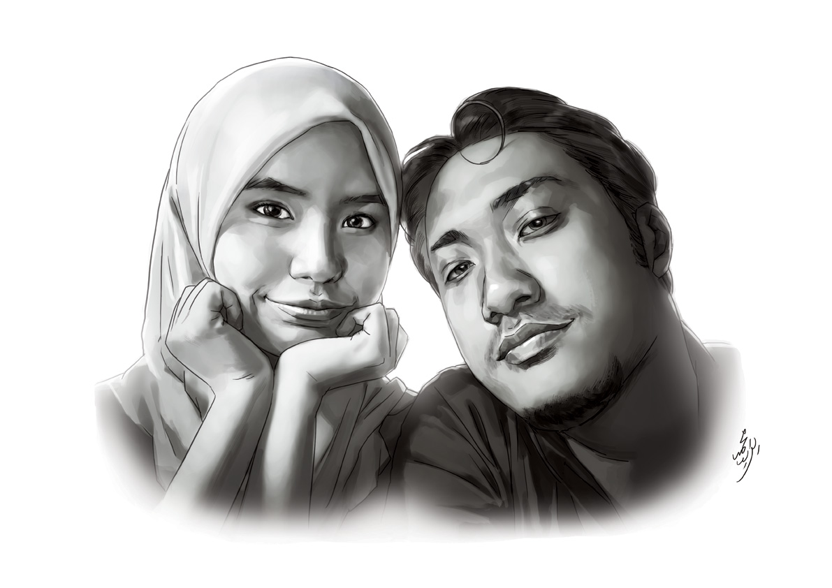 Black and White Portraits « Zid – painter, comic artist, bedroom musician